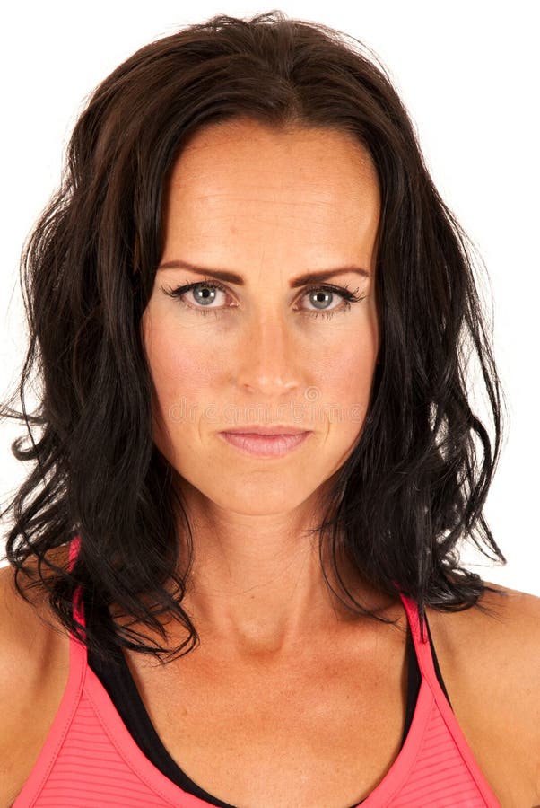 Portrait of Female Fitness Model Looking at Camera Stock Image - Image ...