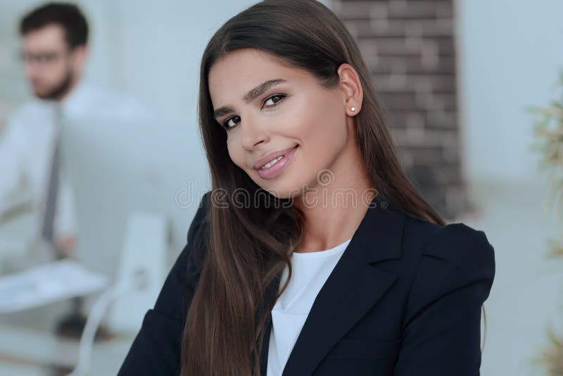 Female Manager in the Workplace Stock Image - Image of person, elegant ...