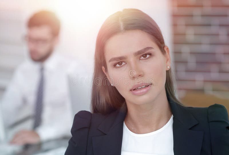 Female Manager in the Workplace Stock Image - Image of leadership ...