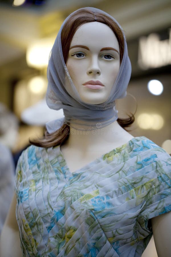 Portrait of Female Mannequin Stock Photo - Image of boutique, casual ...