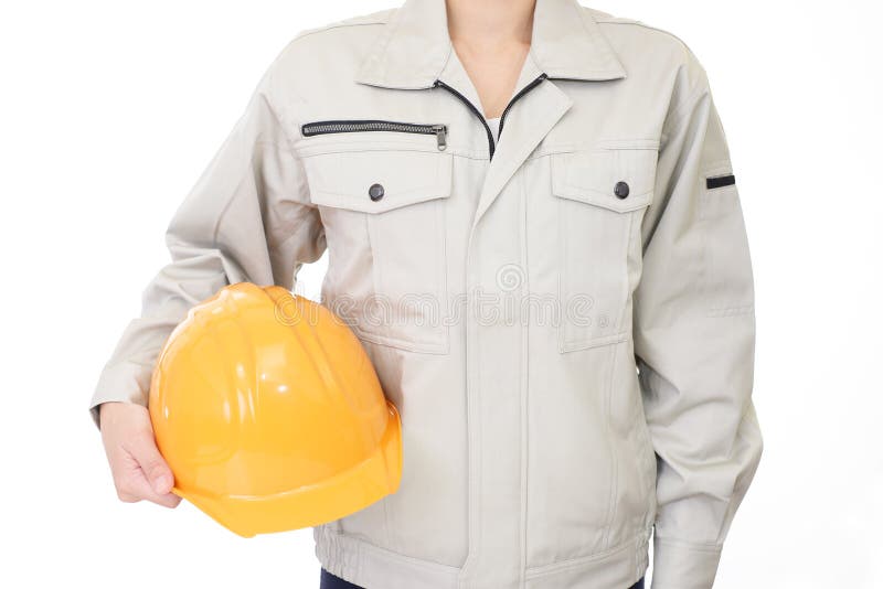 Female Worker with a Helmet Stock Image - Image of healthy, health ...