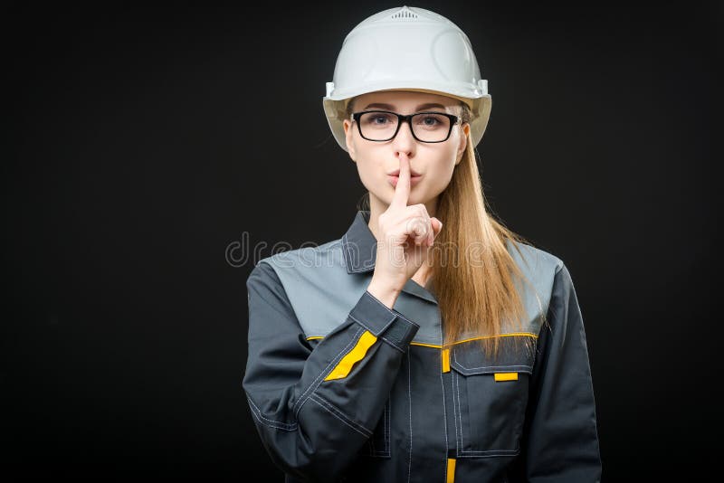 Portrait of a Female Worker Stock Photo - Image of condidentiality ...