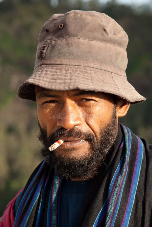 Portrait of Fierce Indonesian Man Editorial Stock Photo - Image of ...