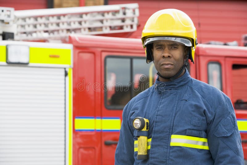 Firefighter stock photo. Image of stare, engine, fireman - 1683850