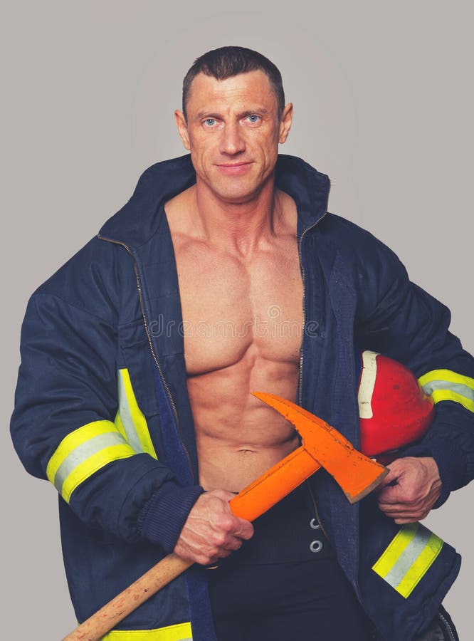 Muscle Fireman Body Stock Photos - Free & Royalty-Free Stock Photos ...