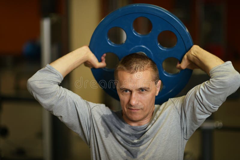 Portrait of fit man stock image. Image of attractive - 44999653