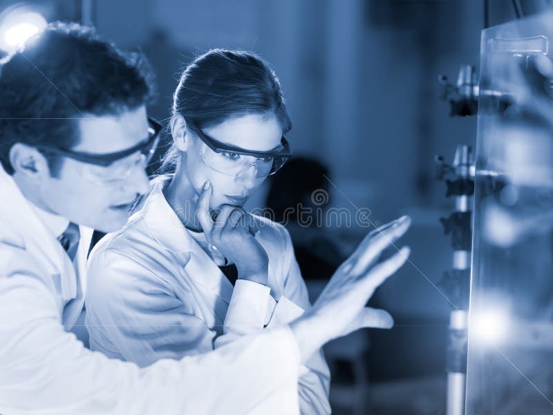 Engineers Focusing on the Discovery Stock Photo - Image of practitioner ...