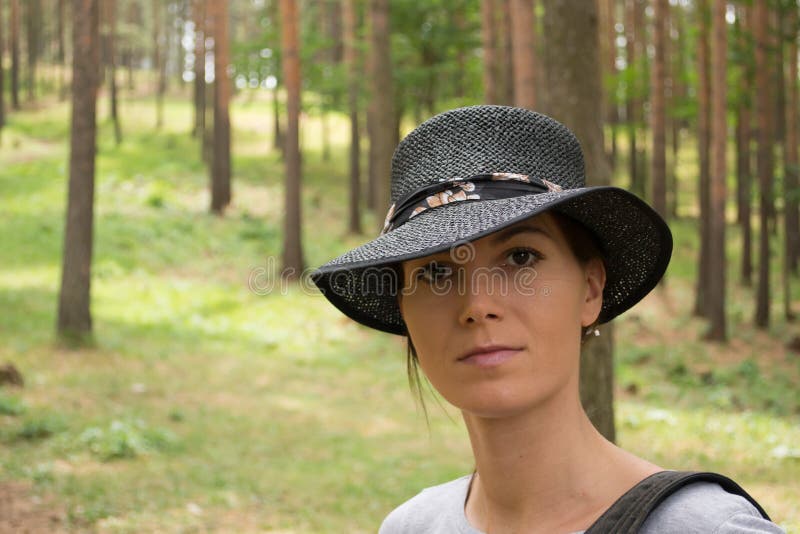 Portrait in forest stock photo. Image of outdoors, lifestyle - 25886446