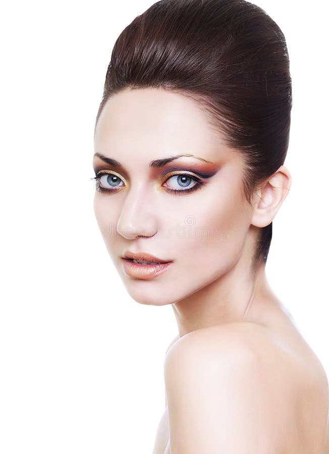 Fresh lady with clean skin stock image. Image of natural - 36910937