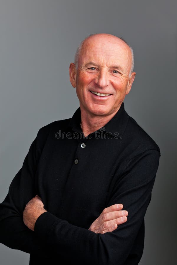Older Man Jogging Running on Meadow Stock Photo - Image of people ...