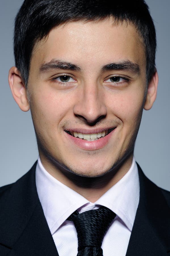 Portrait Of Funny Business Man In Formal Suit Stock Image - Image of ...