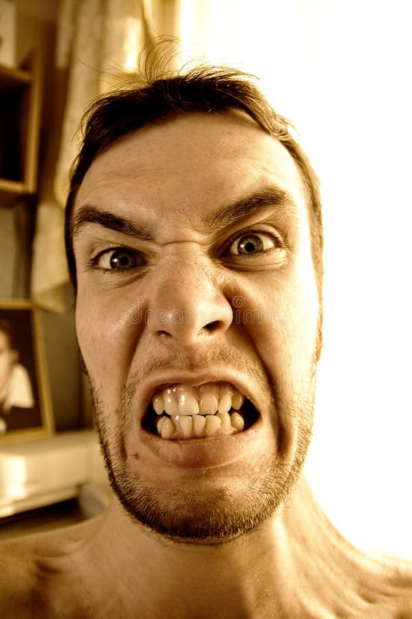 Portrait of a funny guy stock photo. Image of headache - 2503272