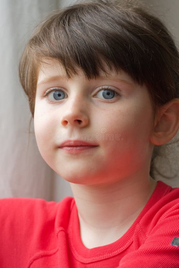 Portrait of a girl stock photo. Image of round, portrait - 10012056
