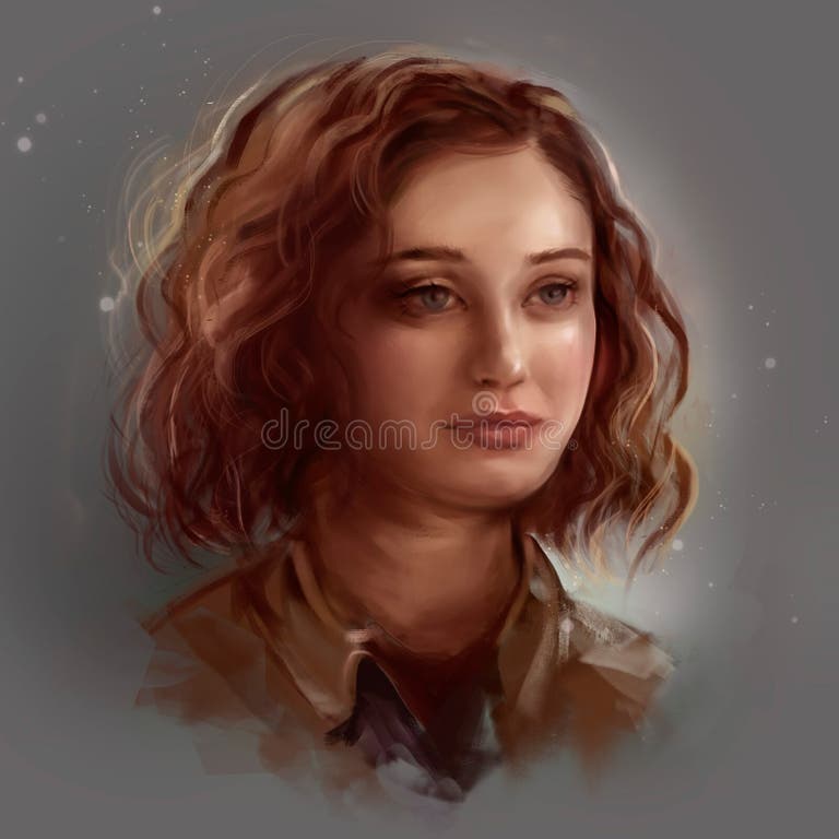 Red Hair Girl Freckles Cartoon Stock Illustrations 302 Red Hair Girl