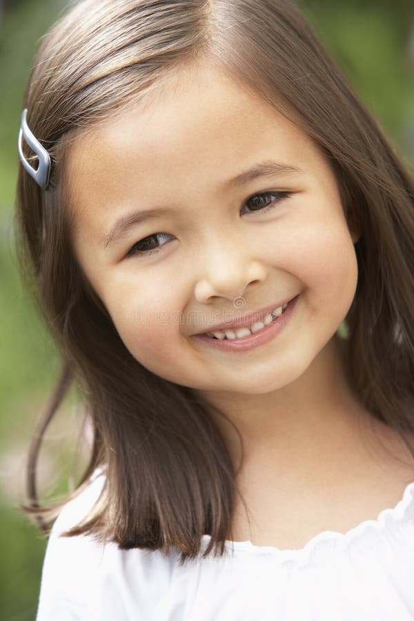 Portrait of Girl Smiling stock image. Image of person - 7941199