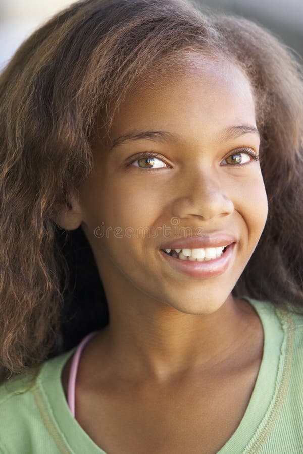 Portrait of Girl Smiling stock image. Image of happiness - 7941679