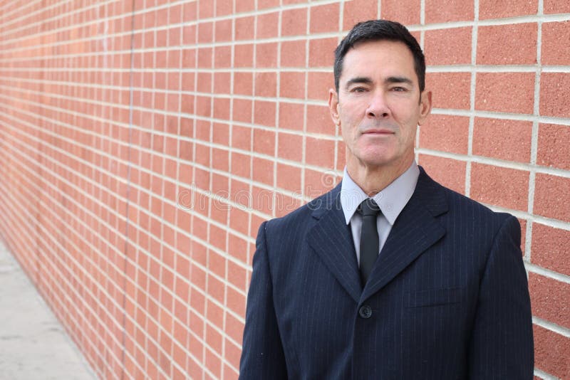 Portrait of a Good Looking Man with Copy Space Stock Photo - Image of ...