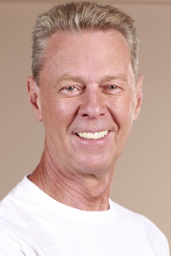 Portrait of a Good Looking Senior Stock Image - Image of fitness, plan ...