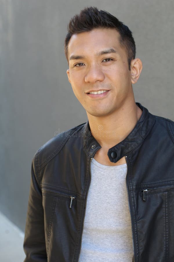 Portrait of Gorgeous Asian Man Stock Image - Image of portrait ...