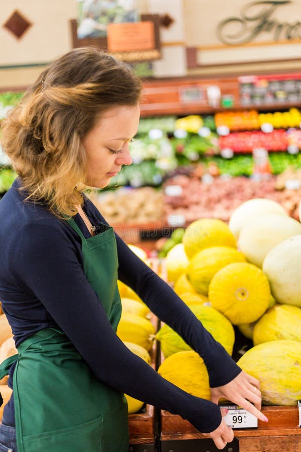 Grocery store stock image. Image of woman, buying, clerk - 88410191