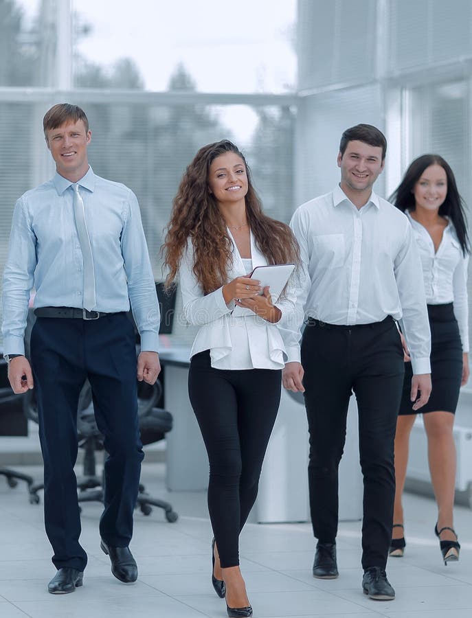 Portrait of a Group of Successful Employees Stock Photo - Image of ...