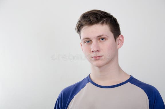 Portrait of a Guy Looking Forward Stock Photo - Image of look, high ...