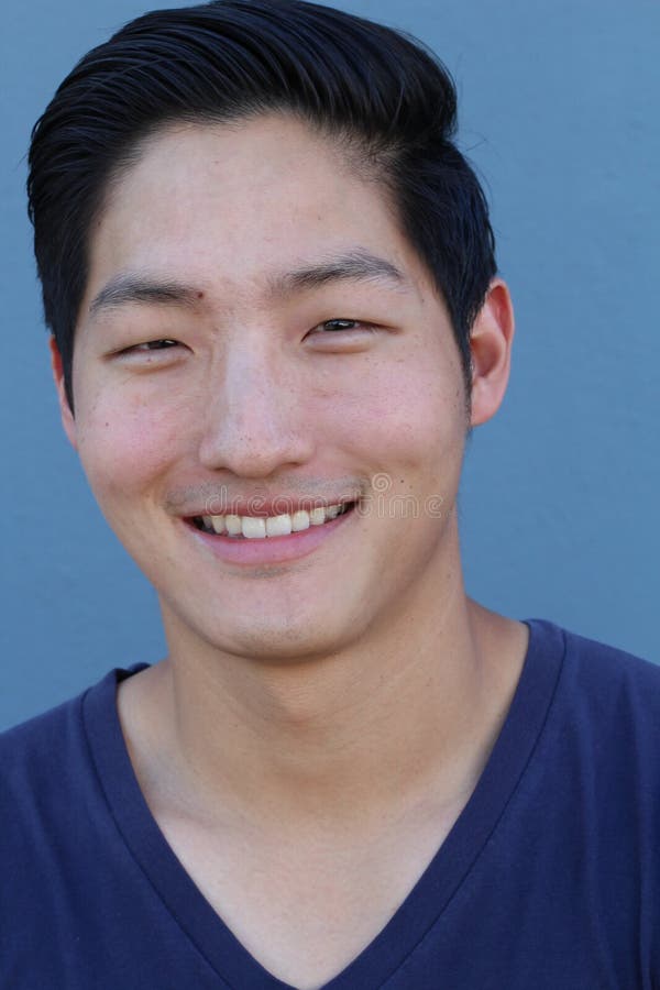 Portrait of an Handsome Asian Man Stock Photo - Image of interesting ...