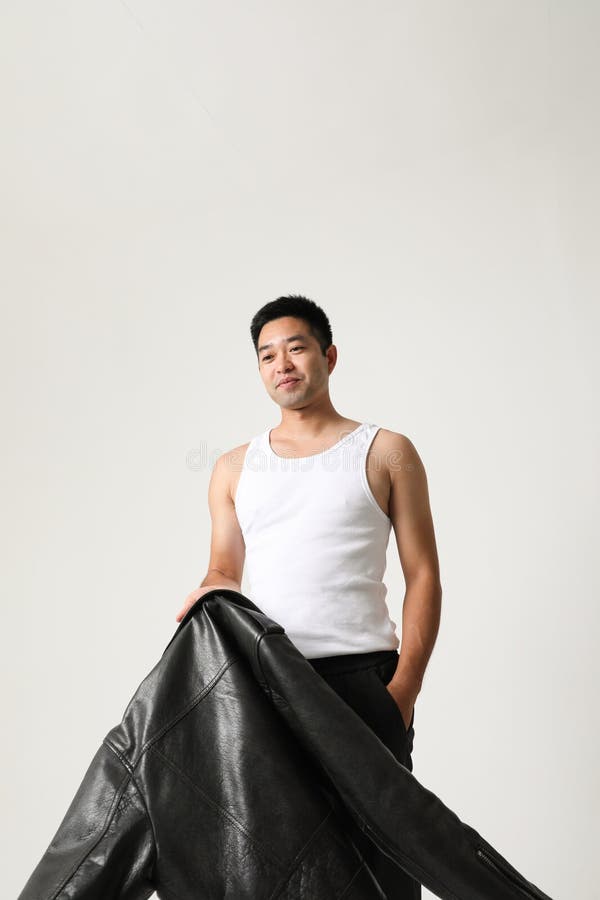 Portrait of a Handsome Asian Man with Optimistic Face Expression ...