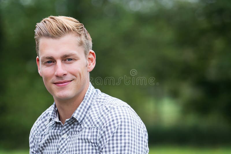 Portrait of a Handsome Blond Young Man Stock Image - Image of hair ... Portrait of a Handsome Blond Young Man Stock Image - Image of hair ...