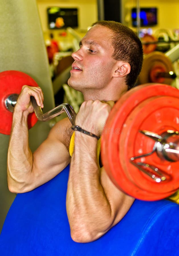 Portrait of Handsome Bodybuilder Stock Photo - Image of caucasian ...