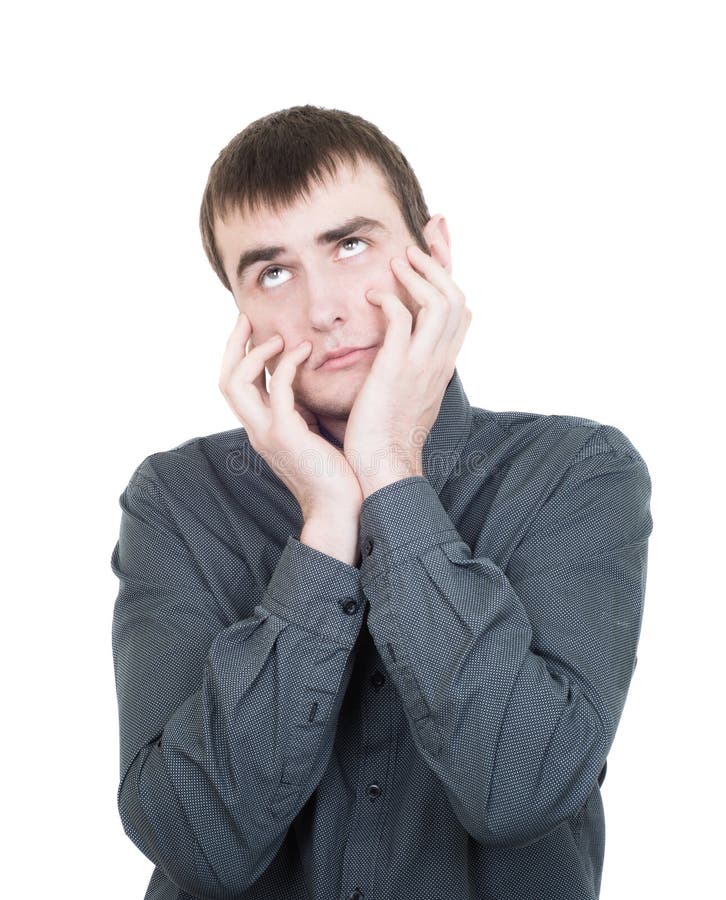 Portrait of Handsome Bored Guy Stock Photo - Image of annoyed, male ...