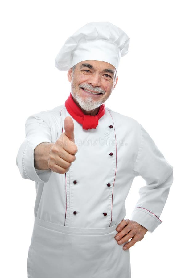 Chef Standing in Front of His Team Stock Image - Image of profession ...