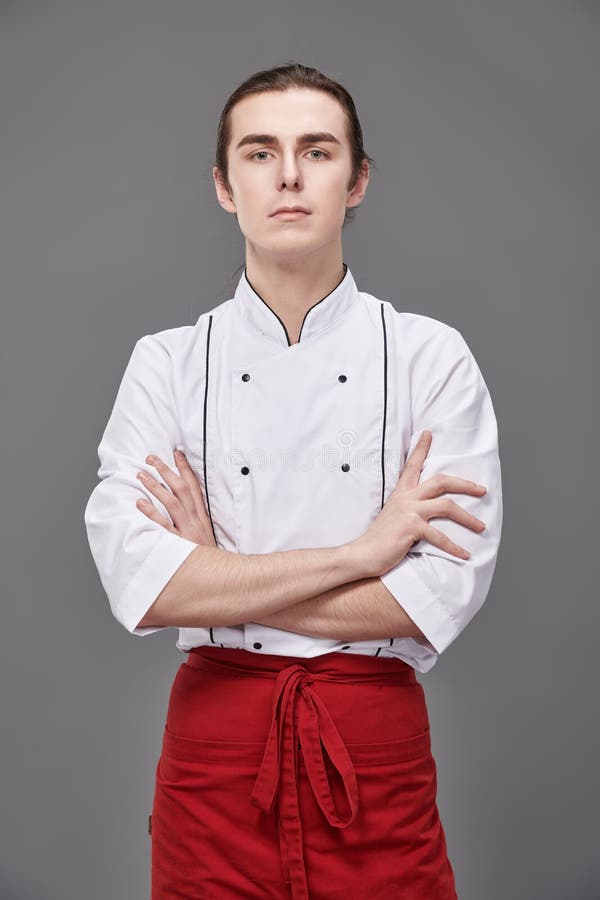 Professional Chef with Chicken Stock Photo - Image of food, preparing ...