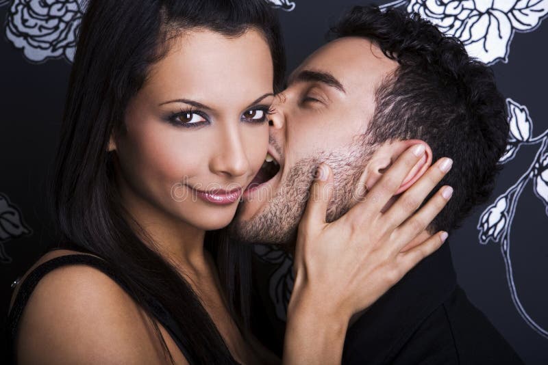 Portrait of a Handsome Couple Stock Photo - Image of muscular, relax ...