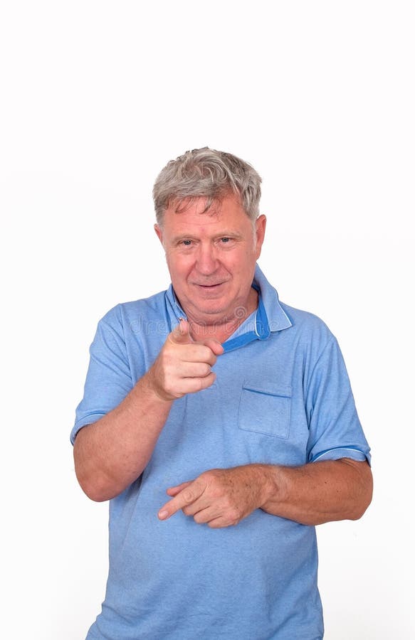 Portrait of Handsome Happy Smiling Man Stock Photo - Image of mature ...