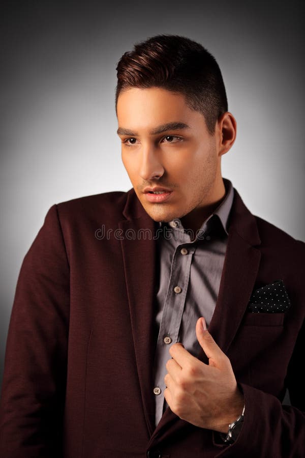 Handsome male model posing stock image. Image of lifestyle - 30207909