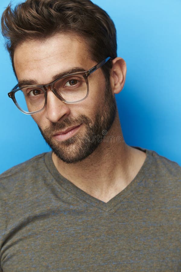 Portrait of handsome man stock photo. Image of confidence - 90020196