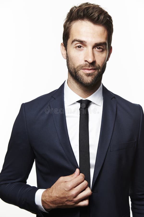 Portrait of handsome man stock photo. Image of shot, stubble - 90033092