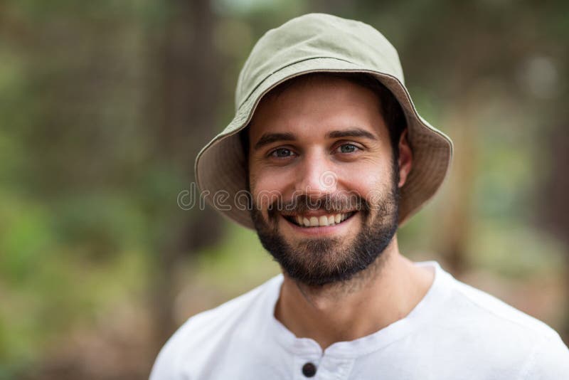 Portrait of handsome man stock image. Image of beard - 74495779