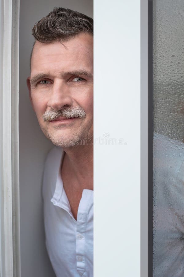 Portrait of Handsome Man in His 50s Stock Image - Image of caucasian ... Portrait of Handsome Man in His 50s Stock Image - Image of caucasian ...