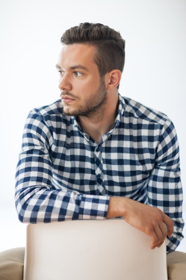 1,732 Man Sitting Chair Profile Stock Photos - Free & Royalty-Free ...