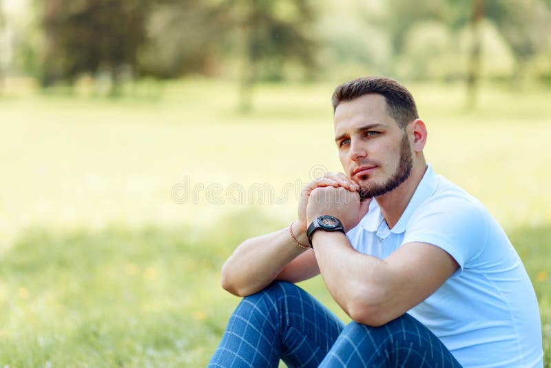 Man Smiling at the Camera stock image. Image of cheerful - 146299145