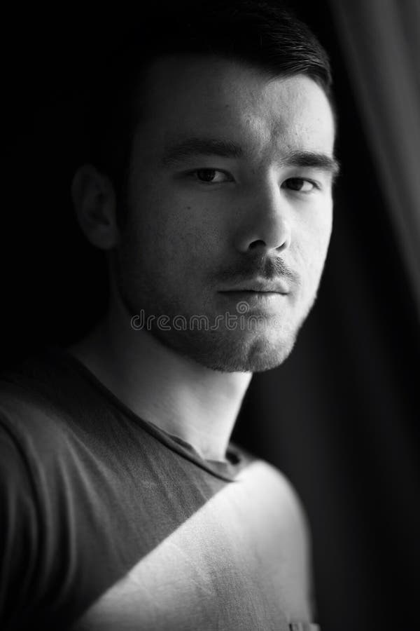 Portrait of handsome man stock photo. Image of caucasian - 199240534