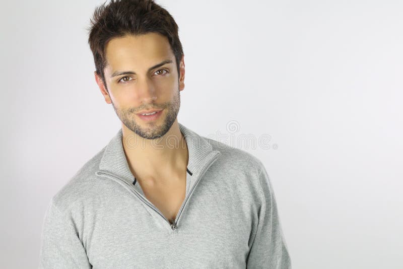 Portrait of an Handsome Man Stock Photo - Image of smiling, portrait ...