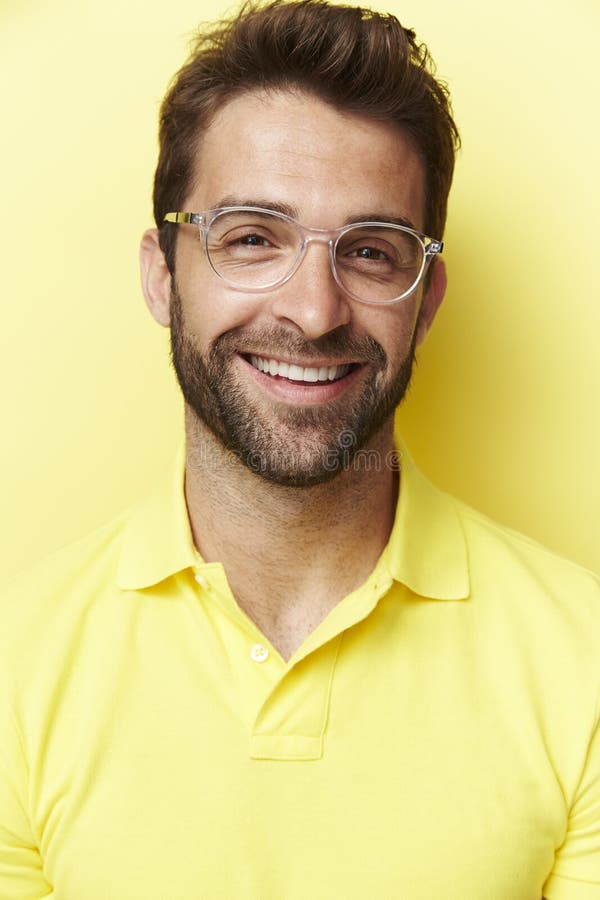 Portrait of handsome man stock photo. Image of casual - 90020222