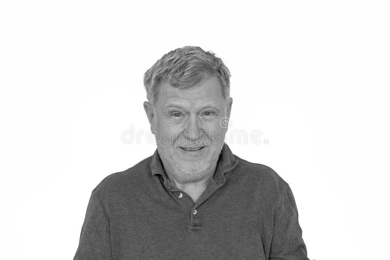 Portrait of Handsome Mature Man Stock Photo - Image of sixty, smart ...