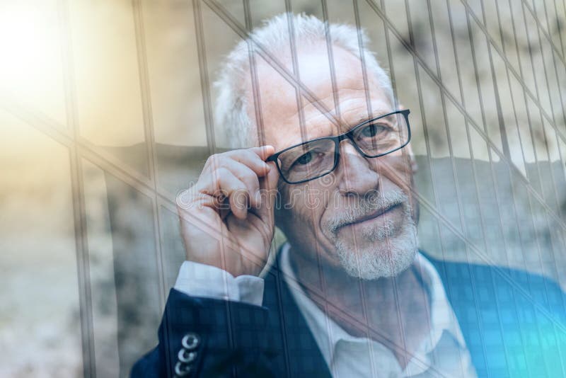 Perplexed mature man stock photo. Image of doubtful, serious - 17052954