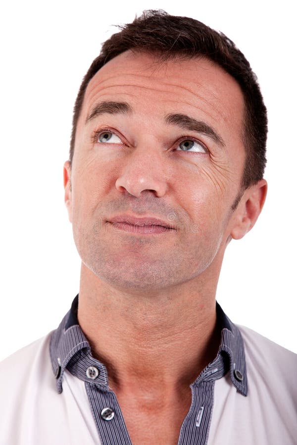 Handsome Middle Aged Man or Businessman Stock Photo - Image of portrait ...