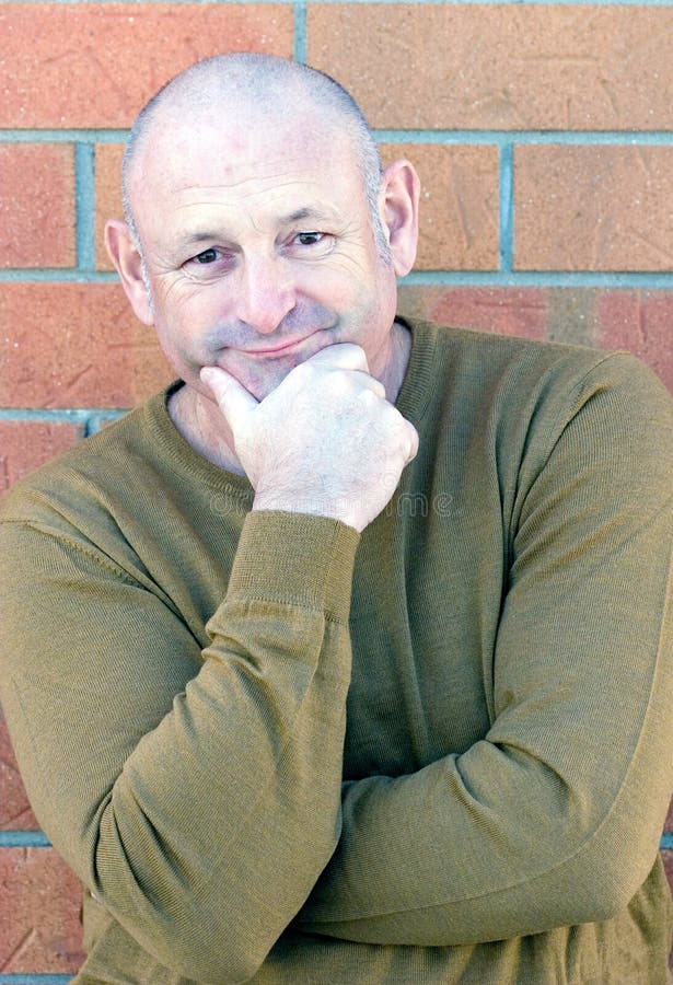 Portrait Of A Handsome Middle Aged Man Royalty Free Stock Images ...