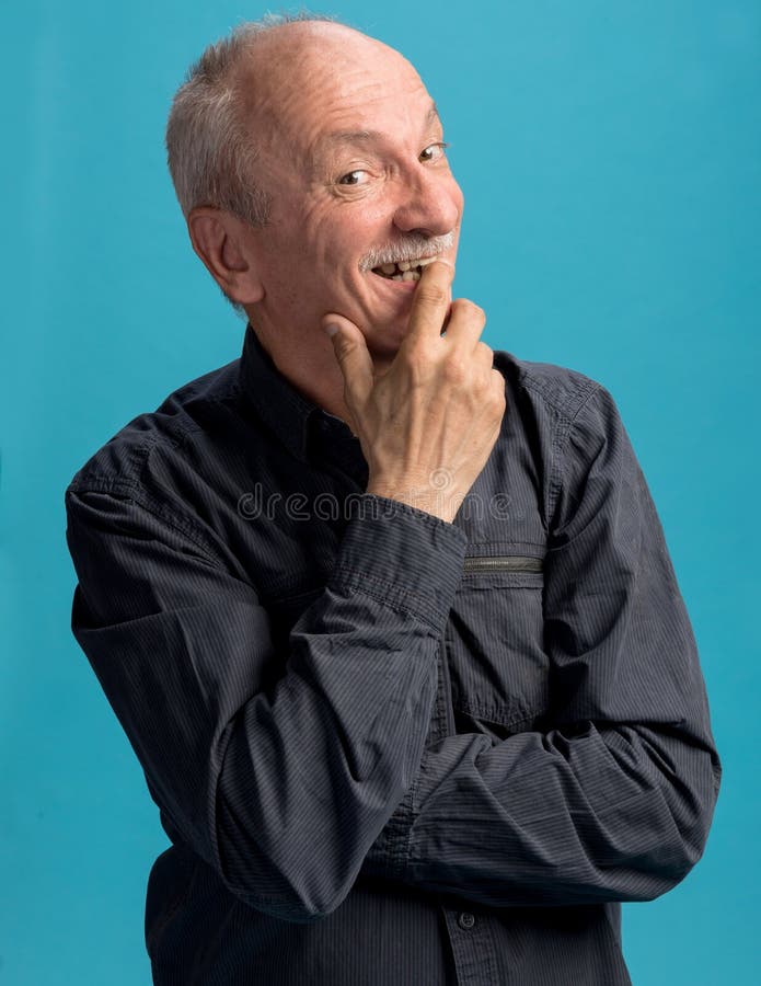 Handsome Senior Man Sly Expression Stock Photos - Free & Royalty-Free ...